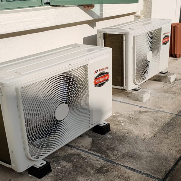 Residential Installation of 9000 BTU Hybrid Solar Air Conditioners in ...